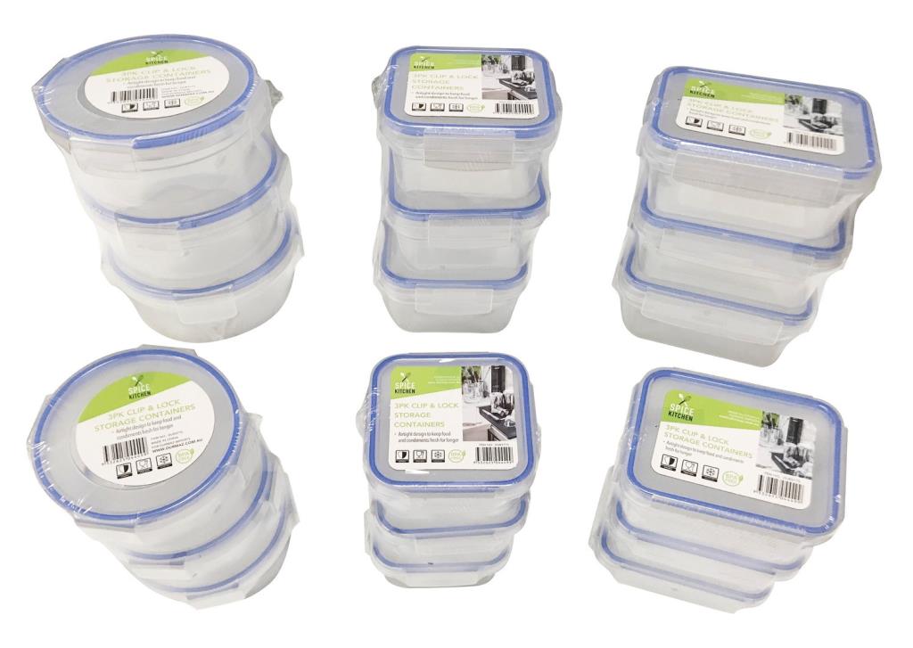 Clip Lock Container 3pk — Cortella