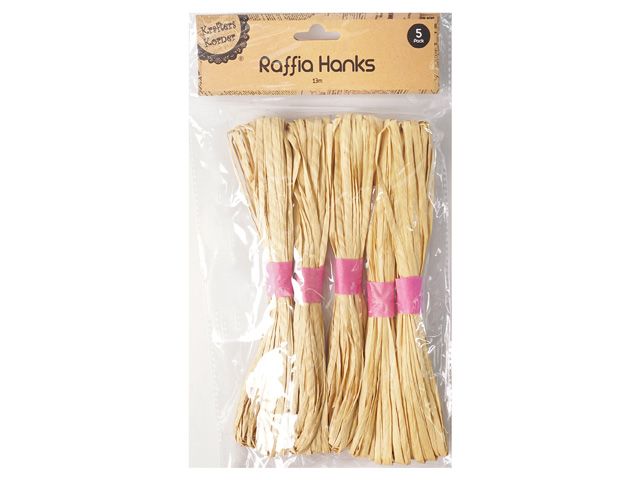 Raffia Hanks 5pk — Cortella