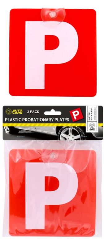 Red P Plate 2pk — Cortella
