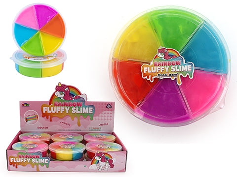 Rainbow Fluffy Slime Wheel — Cortella