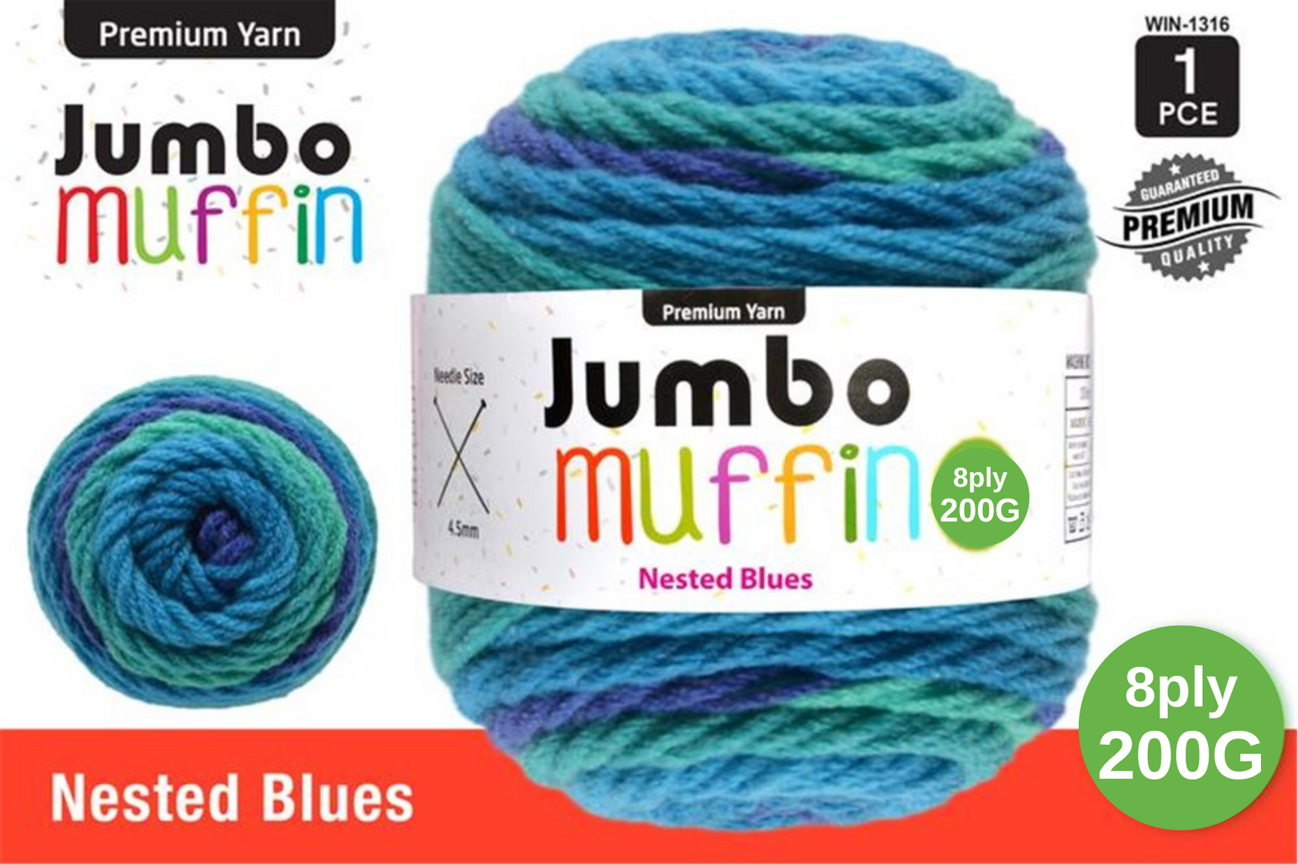 Yarn Muffin 200g — Cortella